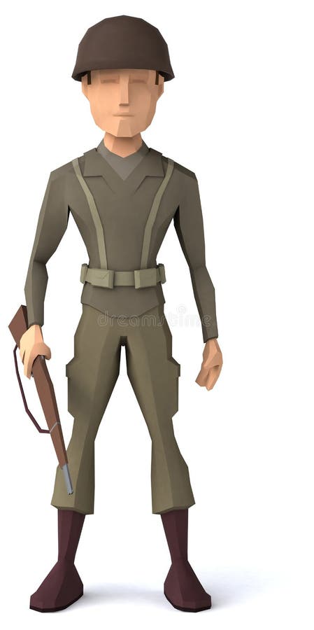 American GI stock illustration. Illustration of historic - 68107788