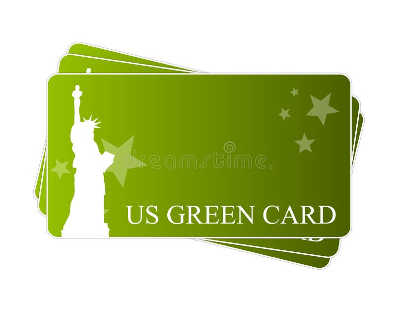 American green card stock vector. Illustration of cards - 13228607