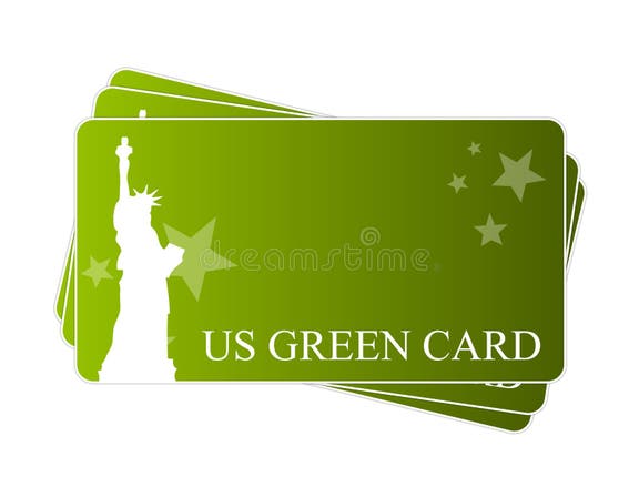American green card stock vector. Illustration of cards - 13228607