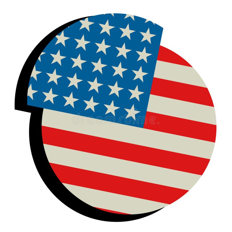 American icon stock vector. Illustration of states, vector - 24127549