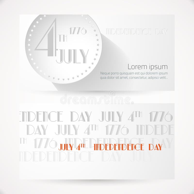 American Independence Day Illustration Stock Vector - Illustration of ...