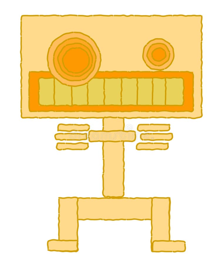 American Indian symbol stock illustration. Illustration of figure - 2887049