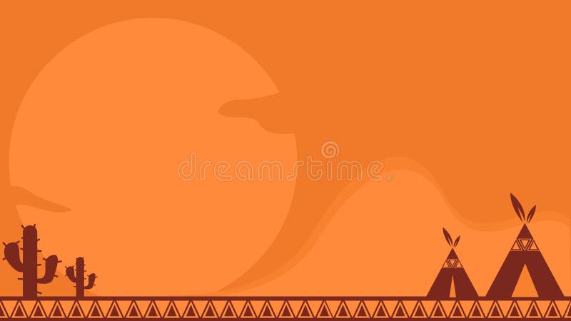 American Indian Heritage Day Background with Copy Space Area. Stock ...