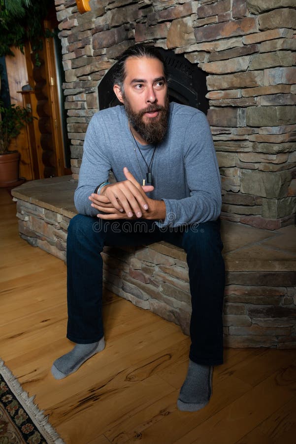 American Indian man stock photo. Image of shirt, strong - 153928688