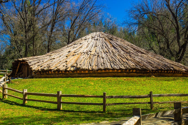 American Indian Roundhouse stock image. Image of lodging - 88582527