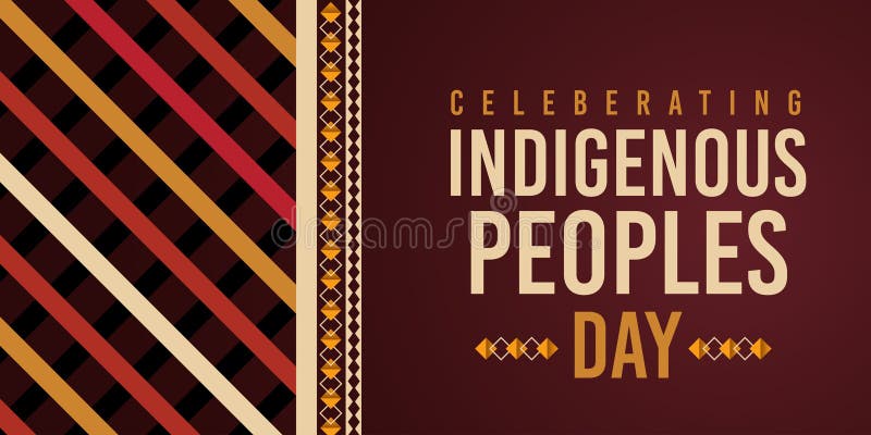 American Indigenous Peoples Day Celebration Banner Template Stock ...