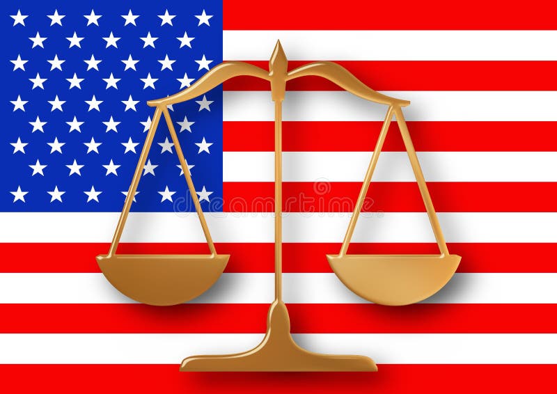 American Justice stock illustration. Illustration of fairness - 19052844