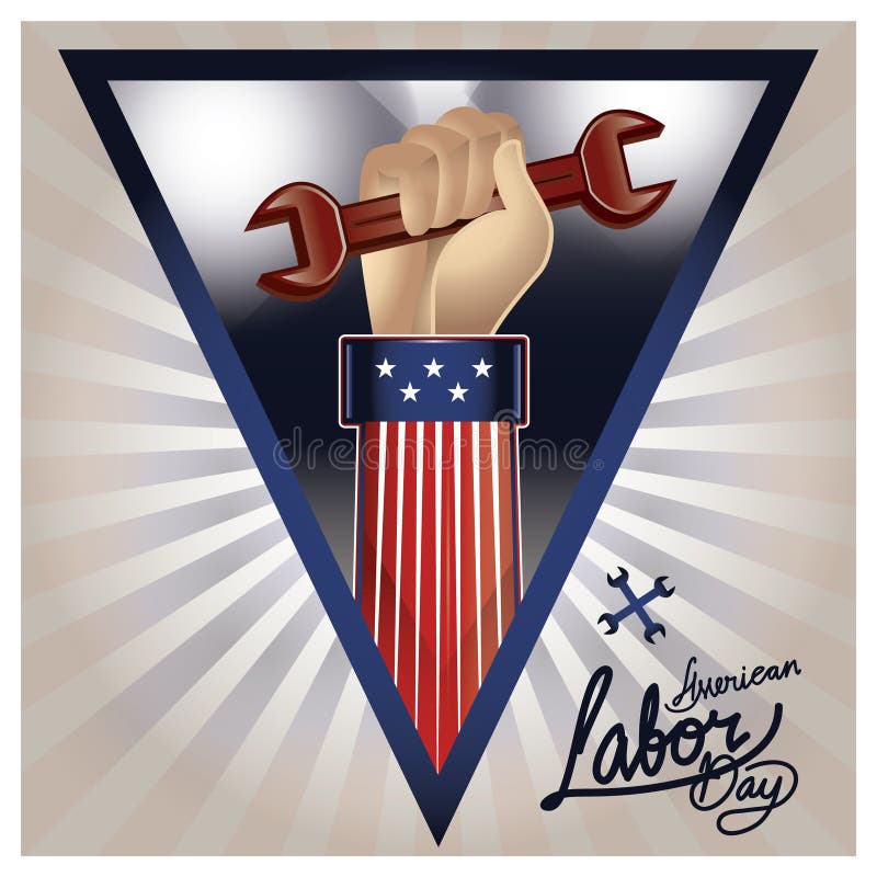 Illustration of Labor Day Poster Construction Team, Workers for Safety ...