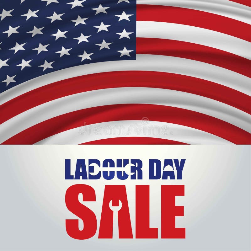 American Labor day. stock vector. Illustration of typography - 120625201
