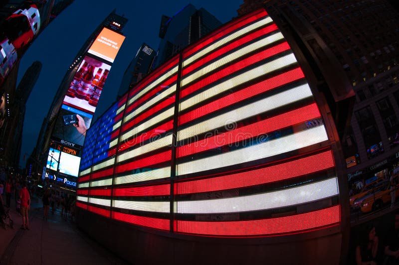 American led flag editorial stock photo. Image of huge - 43429298