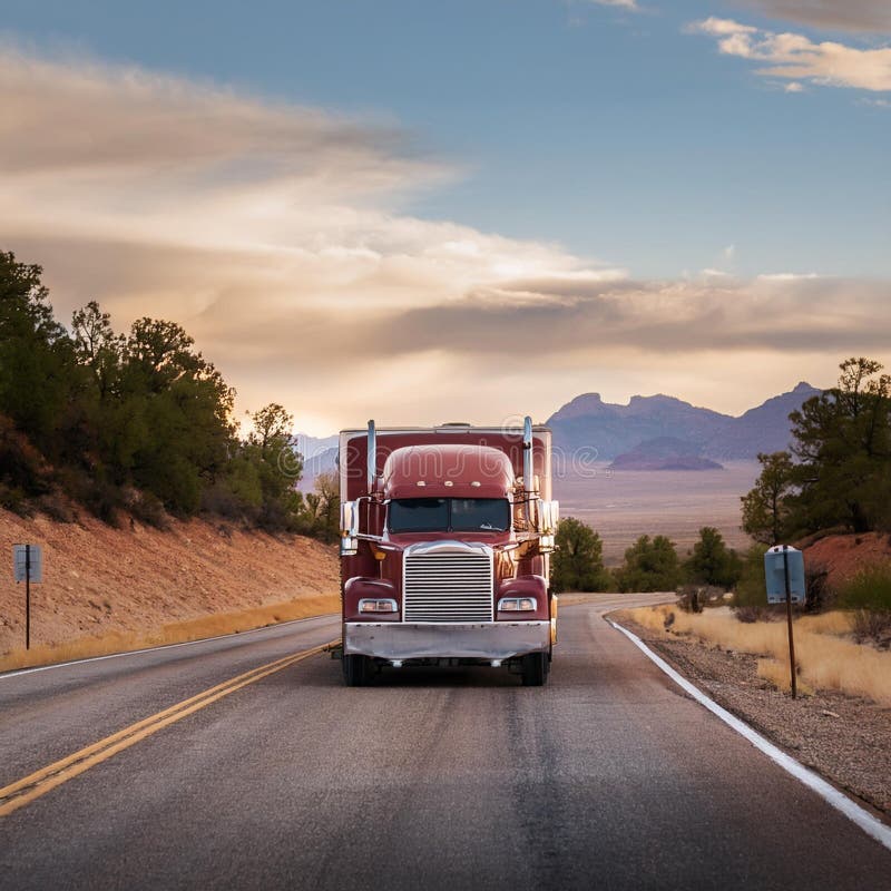 American Long Vehicle from the 70s, AI Generated Stock Illustration ...