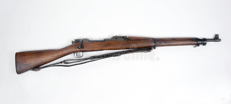American M1903 Springfield Rifle Stock Photo - Image of five, armaments ...