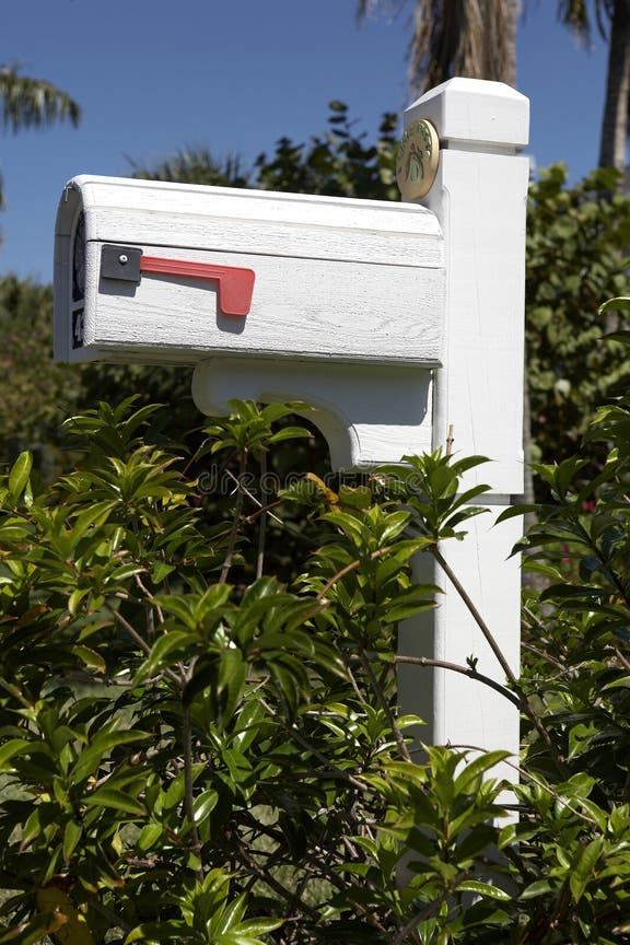 American mailbox stock image. Image of approved, bushes - 864205