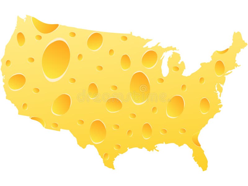 American map stock vector. Illustration of tasty, calories - 19662359