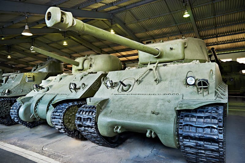 American medium tank M4A2 stock photo. Image of medium - 71703320