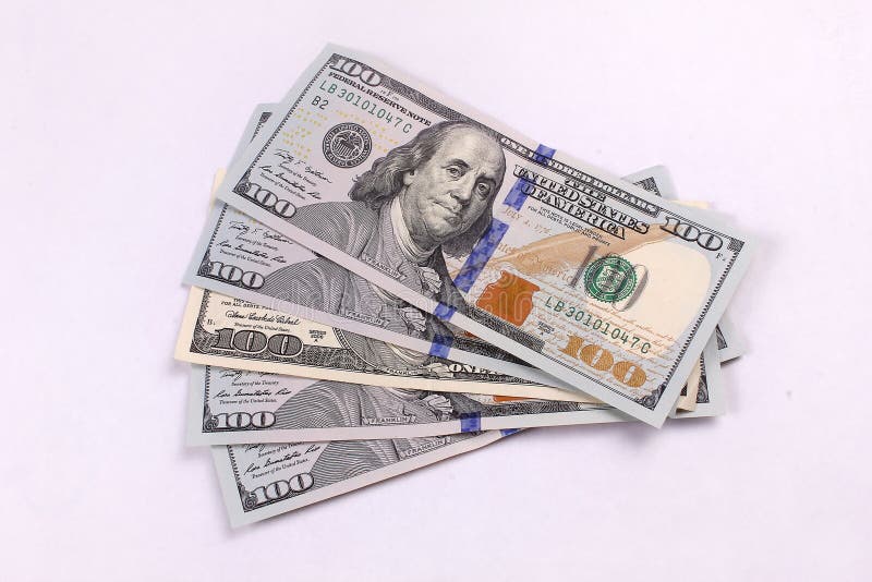 American Money in 100.00 Bills Piled High Stock Photo - Image of bills ...