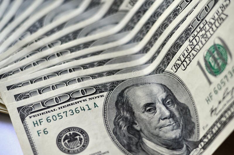 American Money - US Dollar Notes Stock Image - Image of finance ...