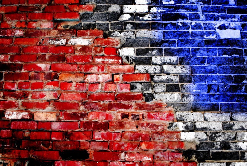 American Old Brick Wall stock image. Image of brown, american - 26094509