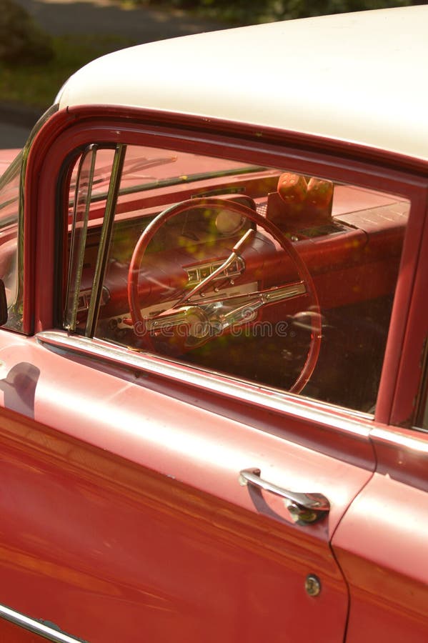American Oldtimer stock image. Image of driving, rear - 33700857