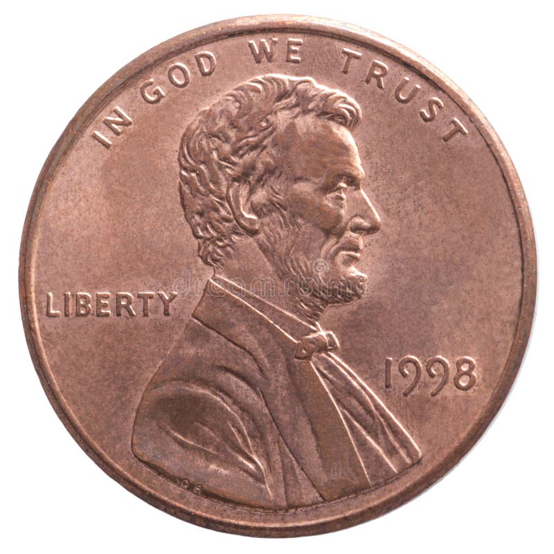 American one cent coin stock image. Image of lincoln - 42243475