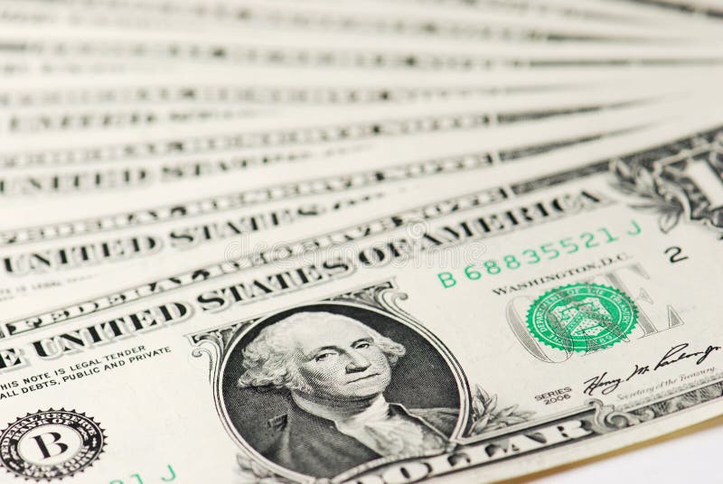 American One Dollar stock photo. Image of number, paper - 12070128