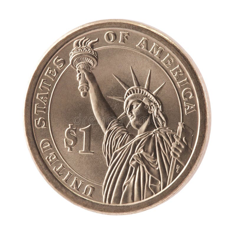 Quarter coin stock image. Image of shine, america, money - 5266741