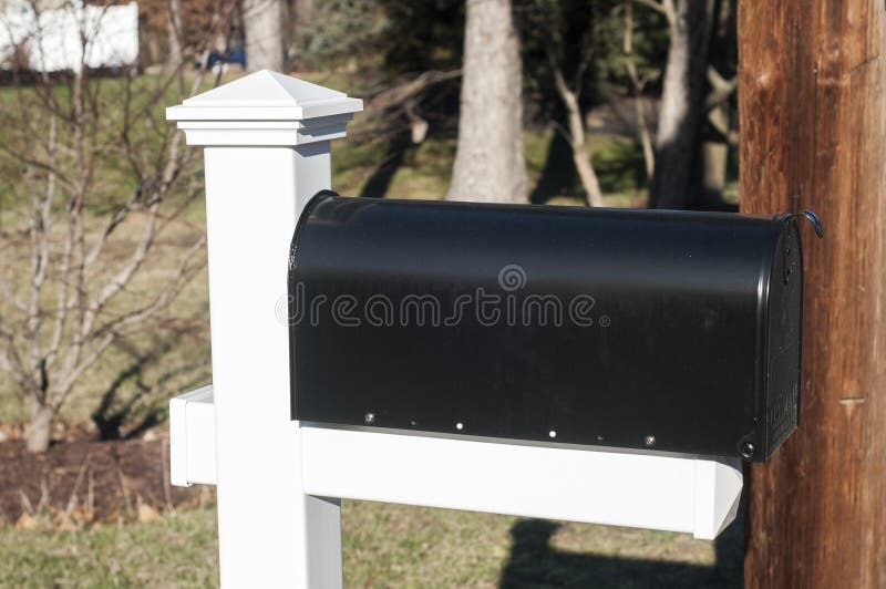 American Outdoor Metal Mailbox Stock Photo - Image of metal, outdoor ...