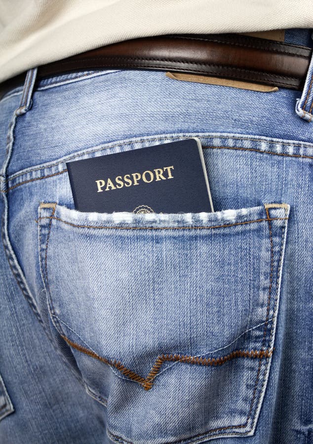 American Passport in Back Pocket Stock Photo - Image of naturalized ...