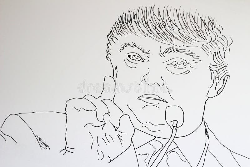 American politicians editorial stock image. Illustration of portrait ...