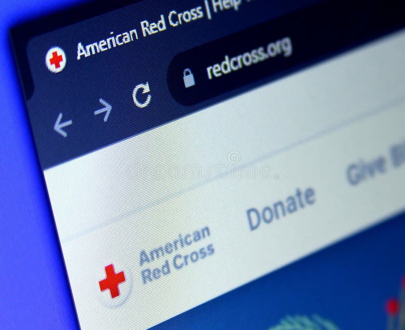 American Red Cross ARC Logo Fotografía editorial - Imagen de rojo ...