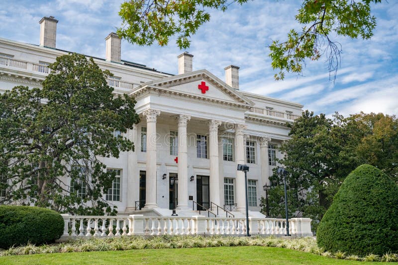 American Red Cross Headquarters in Downtown Washington, DC Editorial ...