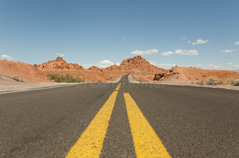 American road stock photo. Image of geological, landscape - 58185322
