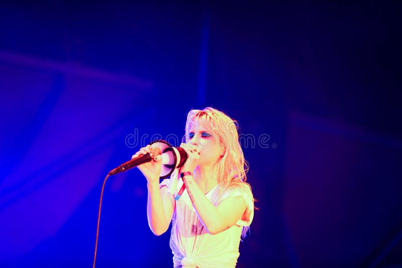 Paramore - Haley Williams in Concert at Boston Calling Editorial Photo ...