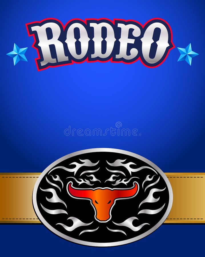American Rodeo Bulf Head Design Shape Logo Stock Vector - Illustration ...
