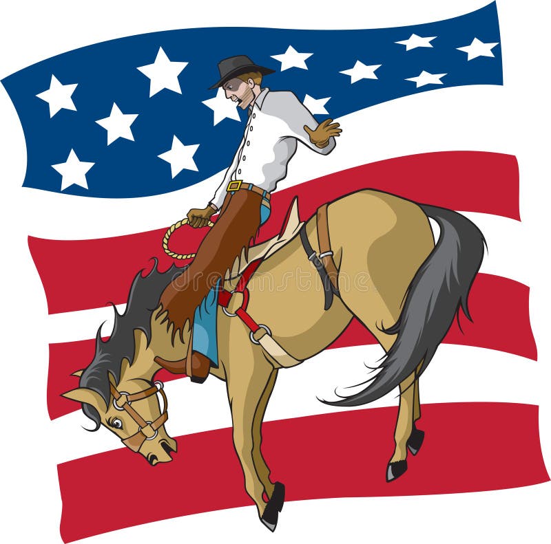 Bronc Rider Stock Illustrations – 82 Bronc Rider Stock Illustrations ...