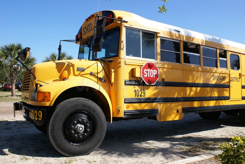 American school bus editorial photography. Image of stop - 23727422