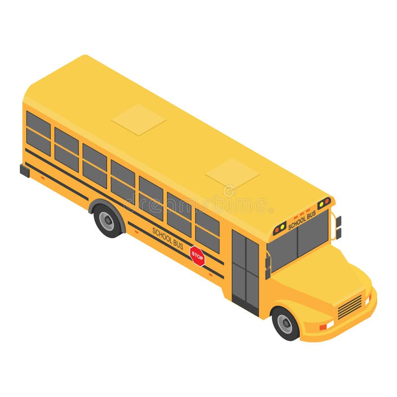 Bus School Isometric Stock Illustrations – 1,098 Bus School Isometric ...