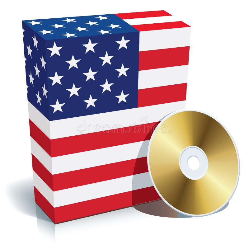 American Software Box Cd Stock Illustrations – 5 American Software Box ...
