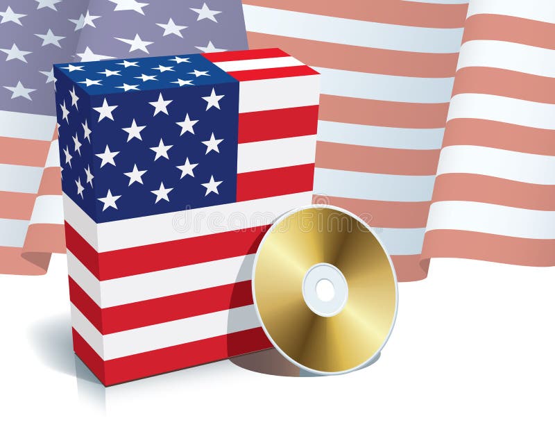 American Flag Cardboard Box Stock Illustrations – 164 American Flag ...