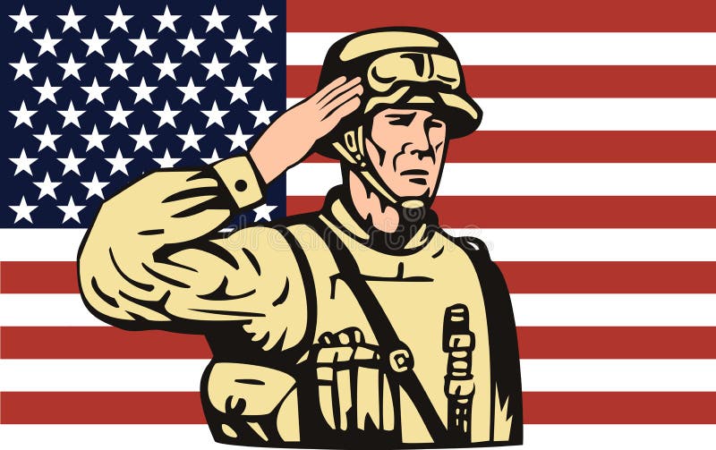 Hand Saluting Stock Illustrations – 447 Hand Saluting Stock ...