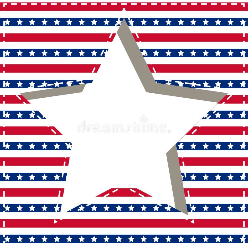 American star frame. stock vector. Illustration of celebration - 89852428