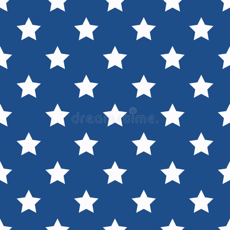 American Stars Flag Pattern, Abstract Seamless Texture Vector Art ...
