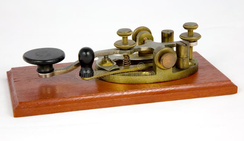 American Steel Lever Morse Key Stock Image - Image of vintage ...