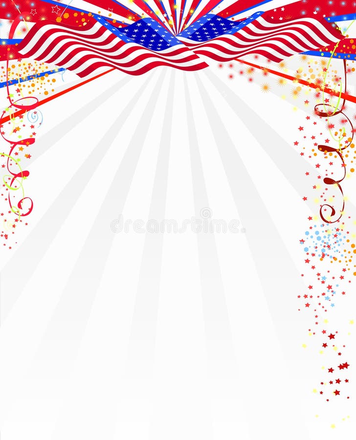 American style background stock illustration. Illustration of pride ...