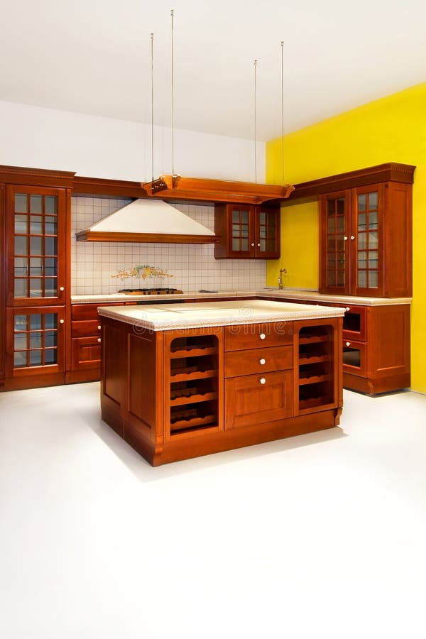 American style kitchen stock image. Image of architectural - 8154871