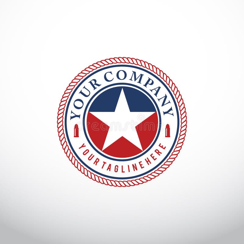 American Style Logo Template. Vector Illustration Eps.10 Stock Vector ...