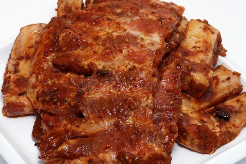 Crock Pot Spareribs stock image. Image of meal, herbs - 33581695