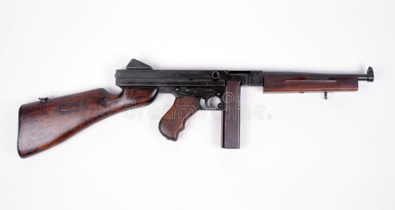 American Tommy Gun. stock image. Image of great, fighting - 21574997