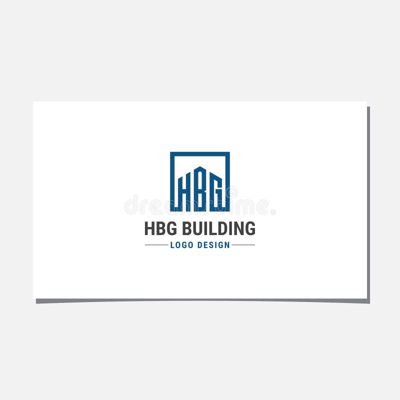 HBG BUILDING LOGO stock vector. Illustration of design - 243873139