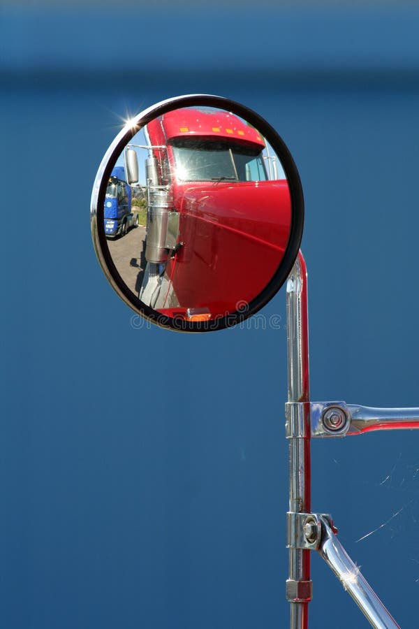 Truck Reflection stock image. Image of chrome, truck, mirror - 4337615